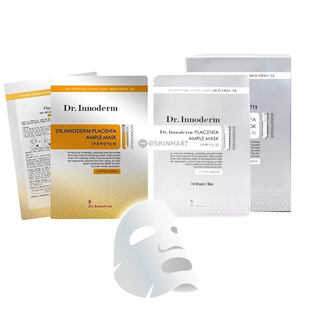 Dr.Innoderm Placenta Ampule Mask Lifting/Whitening innoderm | Shopee ...