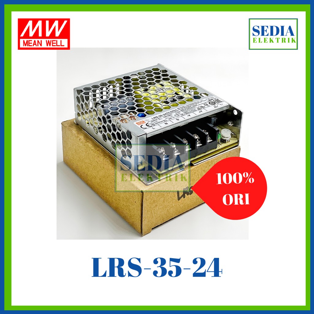 MEANWELL POWER SUPPLY LRS-35-24 LRS 35 24 LRS3524 | Shopee Thailand