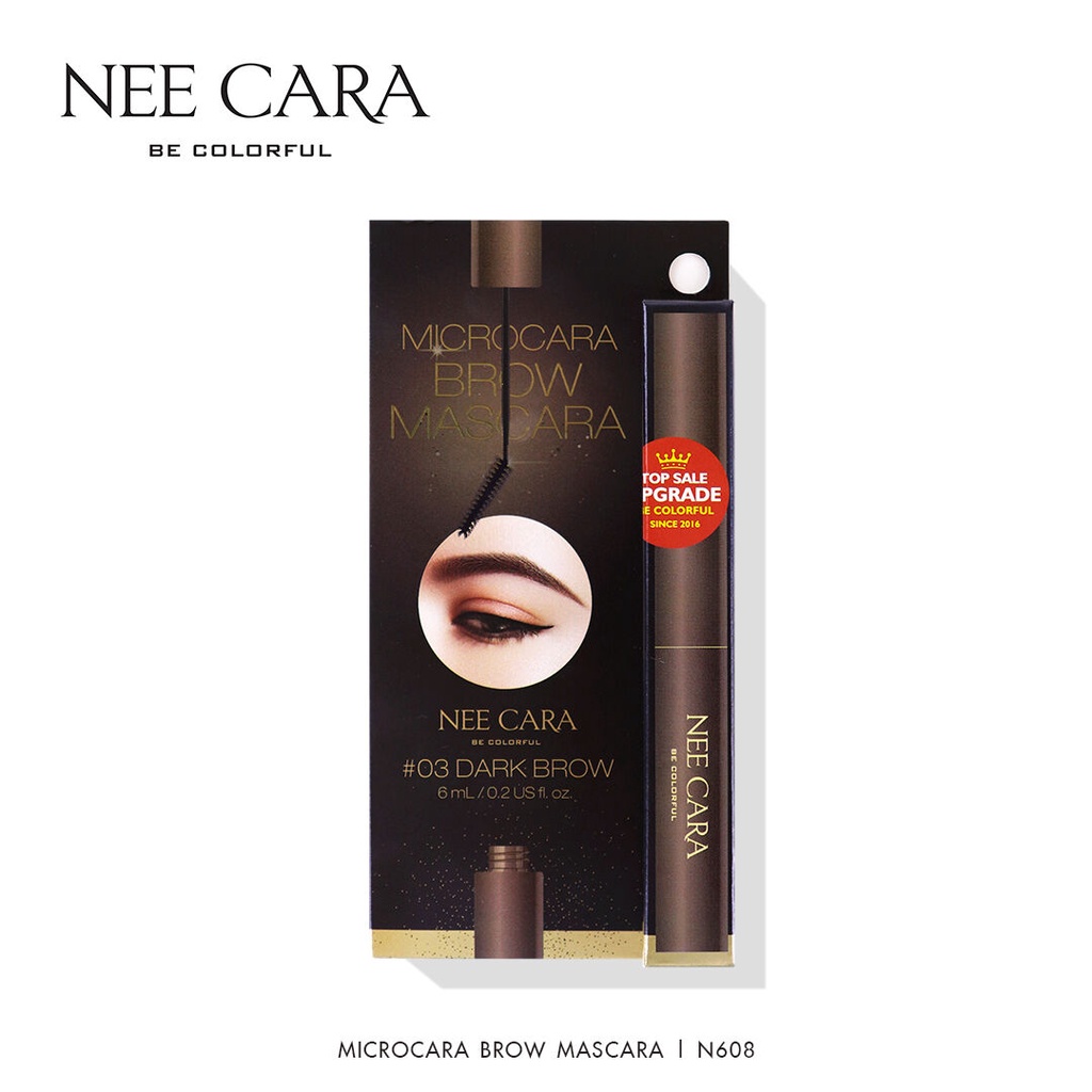 NEE CARA Microcara Brow Mascara 6g นี คาร่า มาสคาร่าคิ้ว. | Shopee Thailand