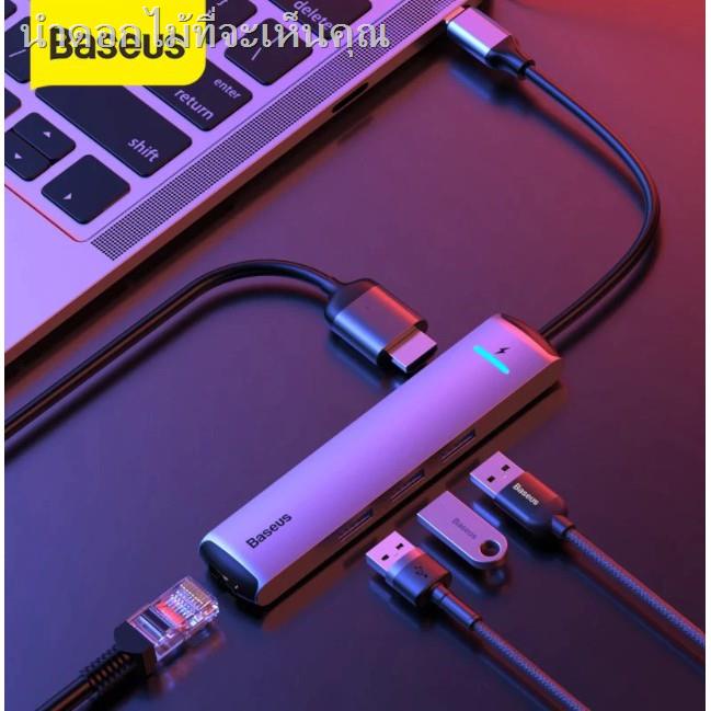 Baseus 6in1 HUB J0G อะแดปเตอร์ อุปกรณ์เชื่อมต่อ Adapter USB Type C to ... Baseus 6in1 HUB J0G อะแดปเตอร์ อุปกรณ์เชื่อมต่อ Adapter USB Type C to ...