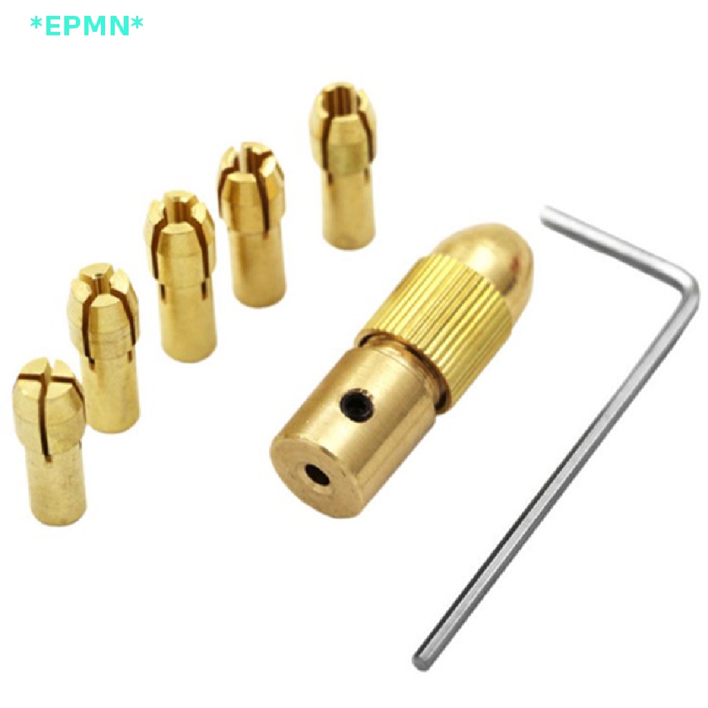 Epmn> หัวจับคอลเล็ตสว่าน ทองเหลือง ขนาดเล็ก 2.35 3.17 มม. สําหรับเพลา ...