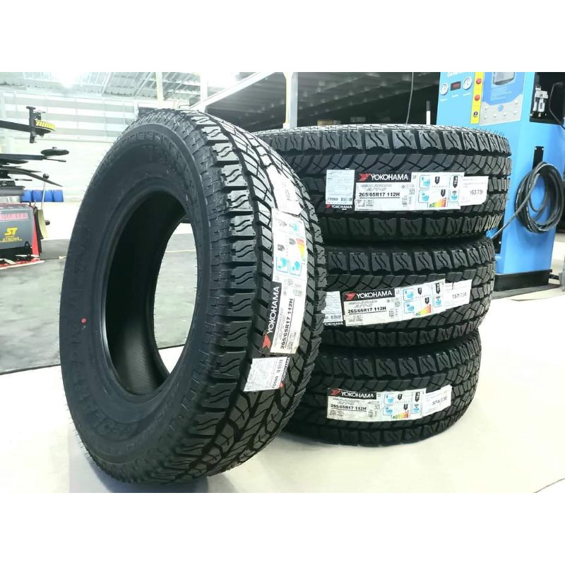 ยางใหม่ค้างปี 265/65R17 Yokohama Geolandar AT G012(Made in Japan)ปี 2021 พร้อมจุ๊บลมแปซิฟิก 4 ...