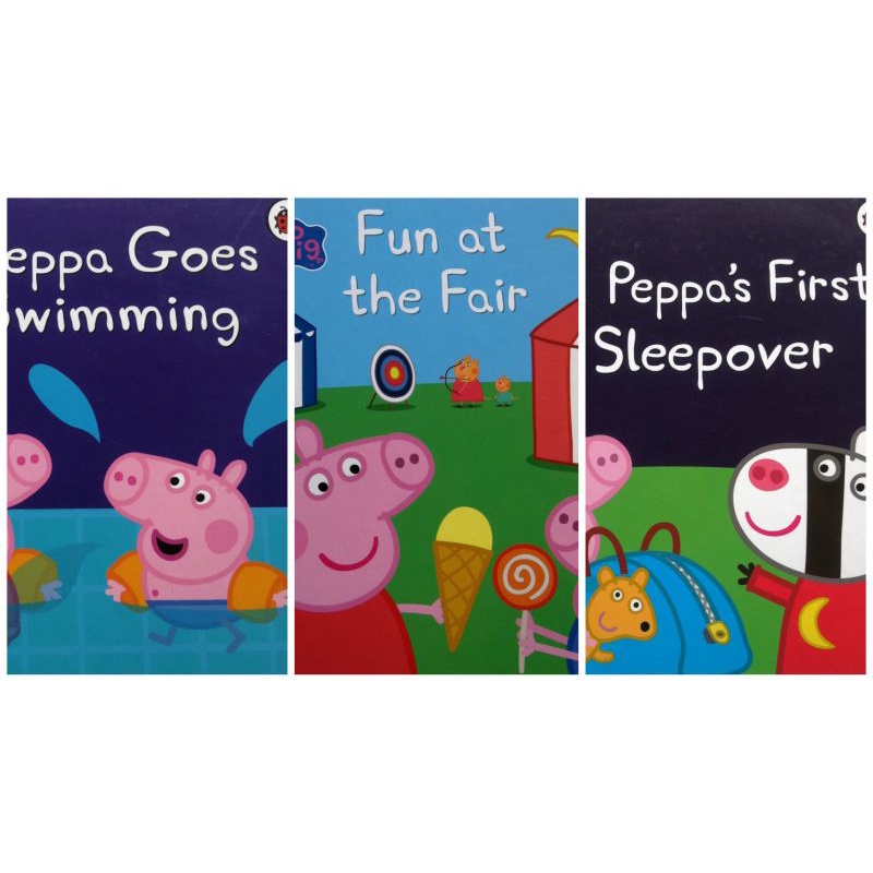 Peppa Pig - Peppa goes Swimming Peppa's first sleepover Fun at the fair ...