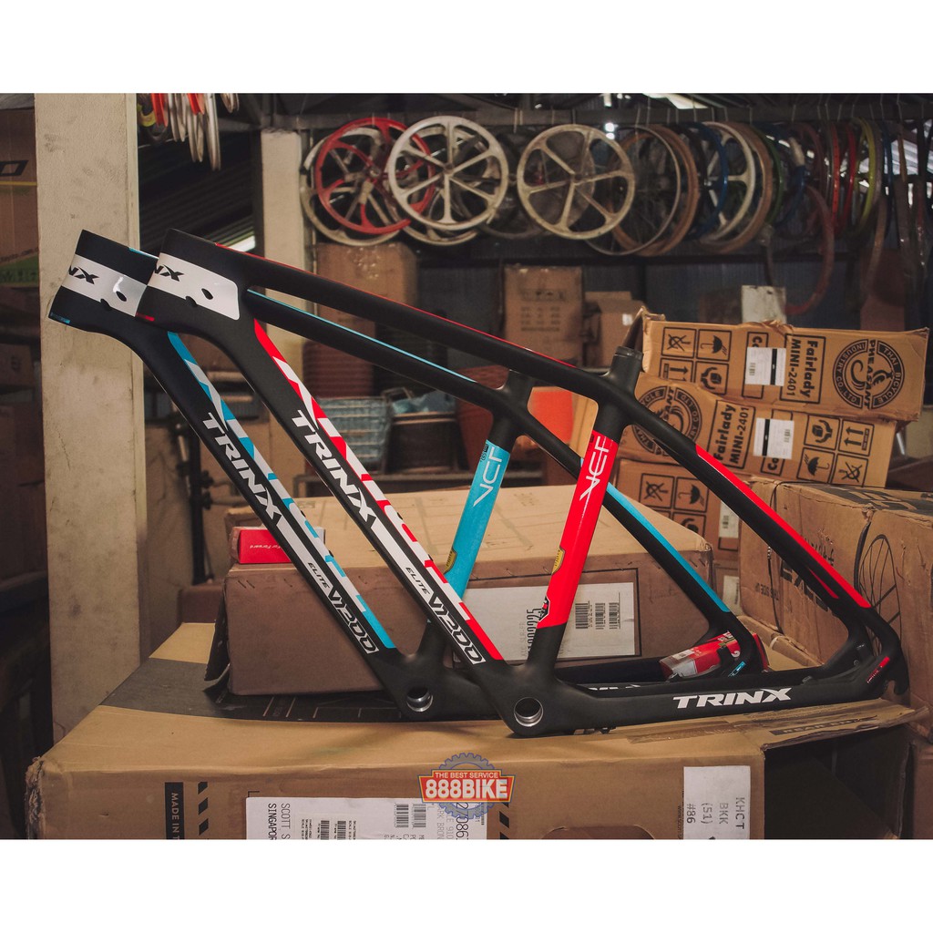 เฟรมเซ็ต TRINX ELITE V1200 คาร์บอน T700 น้ำหนักเบา ล้อ 27.5" ไซส์18 ...