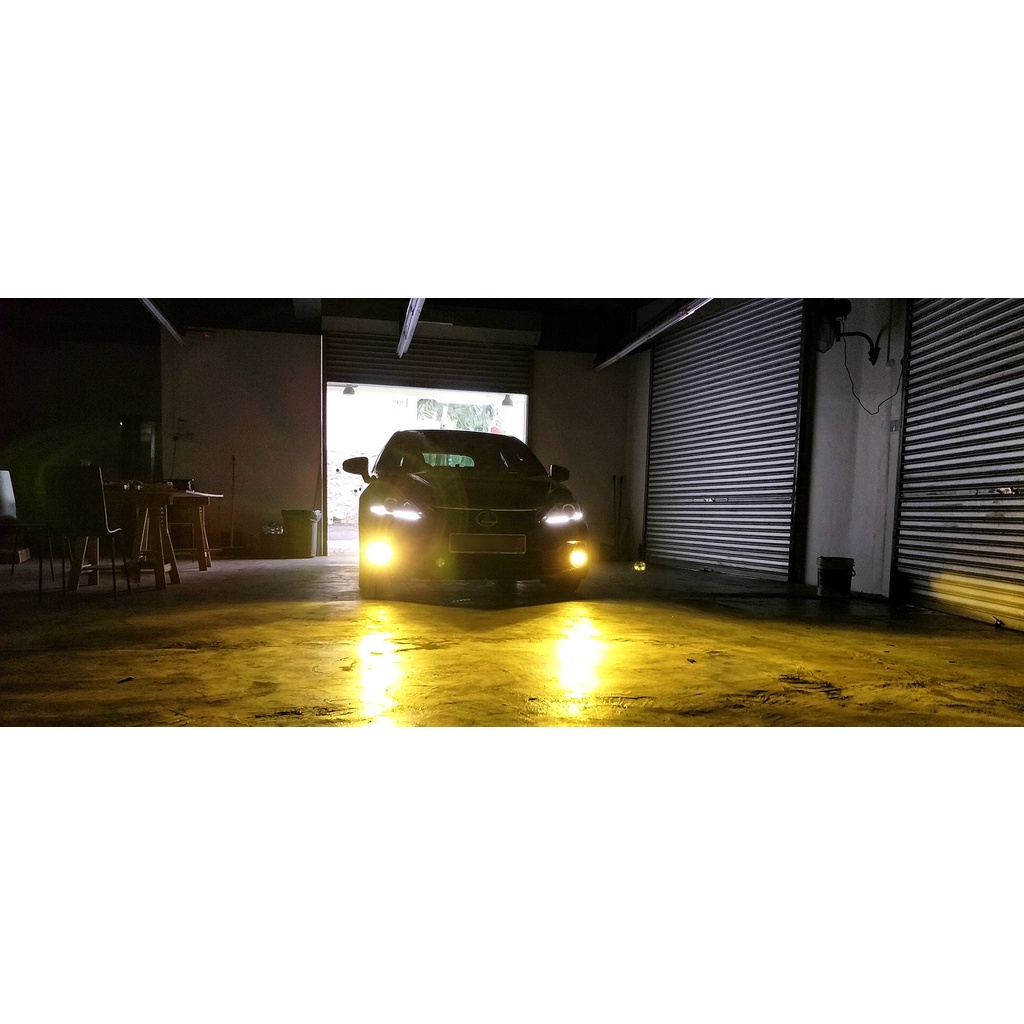 หลอดไฟตัดหมอก IPF LED 2400K +200% สีเหลือง ของแท้ ประกัน 3 ปี ผ่อน 0% | Shopee Thailand