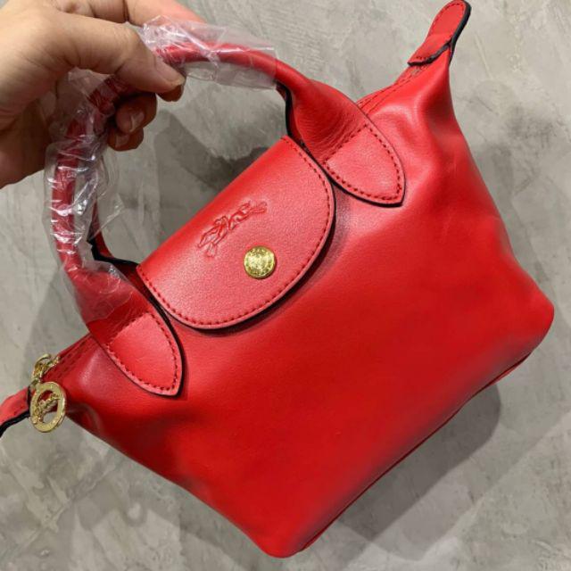 กระเป๋า Longchamp le mini pliage cuir | Shopee Thailand