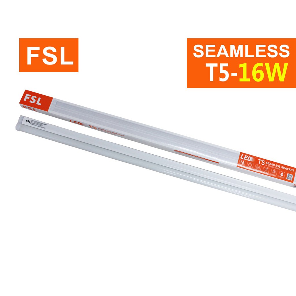 พร้อมส่ง 🇹🇭หลอดพร้อมราง FSL-SEAMLESS-T5-16W แสงขาวและวอร์มไวท์ | Shopee Thailand