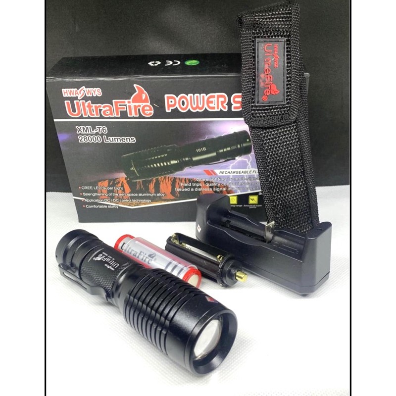 ไฟฉายแรงสูง ultrafire หลอดxml-T6 รุ่น 101B | Shopee Thailand