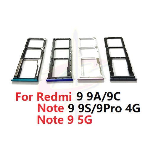 ถาดซิม (sim tray) สําหรับ Xiaomi Redmi 9 9A 9C 10X Note 9 9S Pro 4G 5G ...