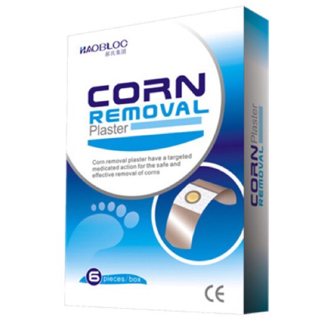 CORN Removal Plaster พลาสเตอร์ติดหูด ตาปลา 6ชิ้น/กล่อง | Shopee Thailand