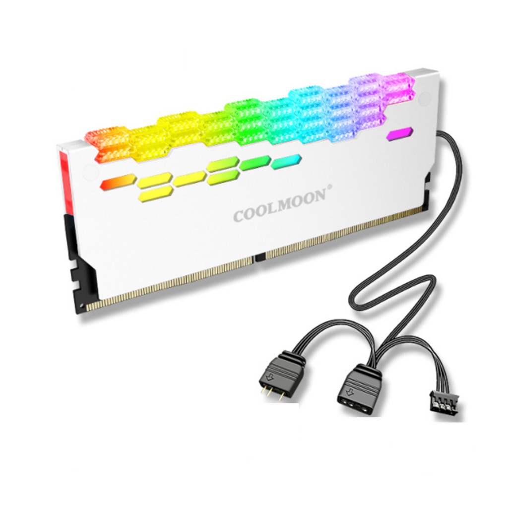 Heat Sink Ram Crystal RGB ซิงค์แรมRGBx4 +กล่องคอนโทรลและรีโมท ระบายความ ...