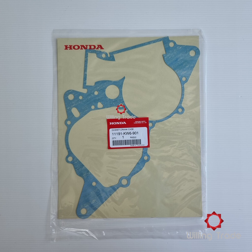 ปะเก็นแคร้งกลาง (A285)HONDA:(11191-KW6-901) NSR150 แท้ศูนย์ GASKET ...