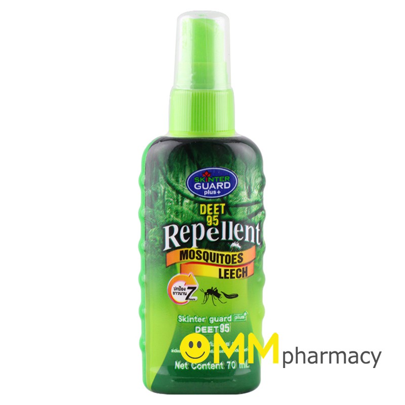 SKINTER GUARD plus+ Deet 95 Mosquitoes Repellent สกินเตอร์การ์ด สเปรย์ ...