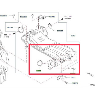 คุณภาพดี ปะเก็นท่อร่วมไอดี ราคาต่อชิ้น Nissan March , Almera , Sylphy ...