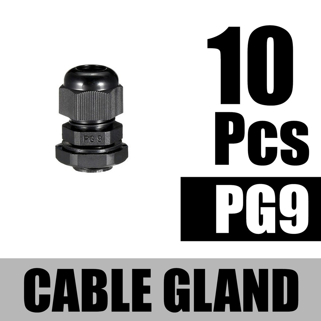 10 ชิ้น เคเบิ้ลแกลน Cable Gland PG 9 | Shopee Thailand