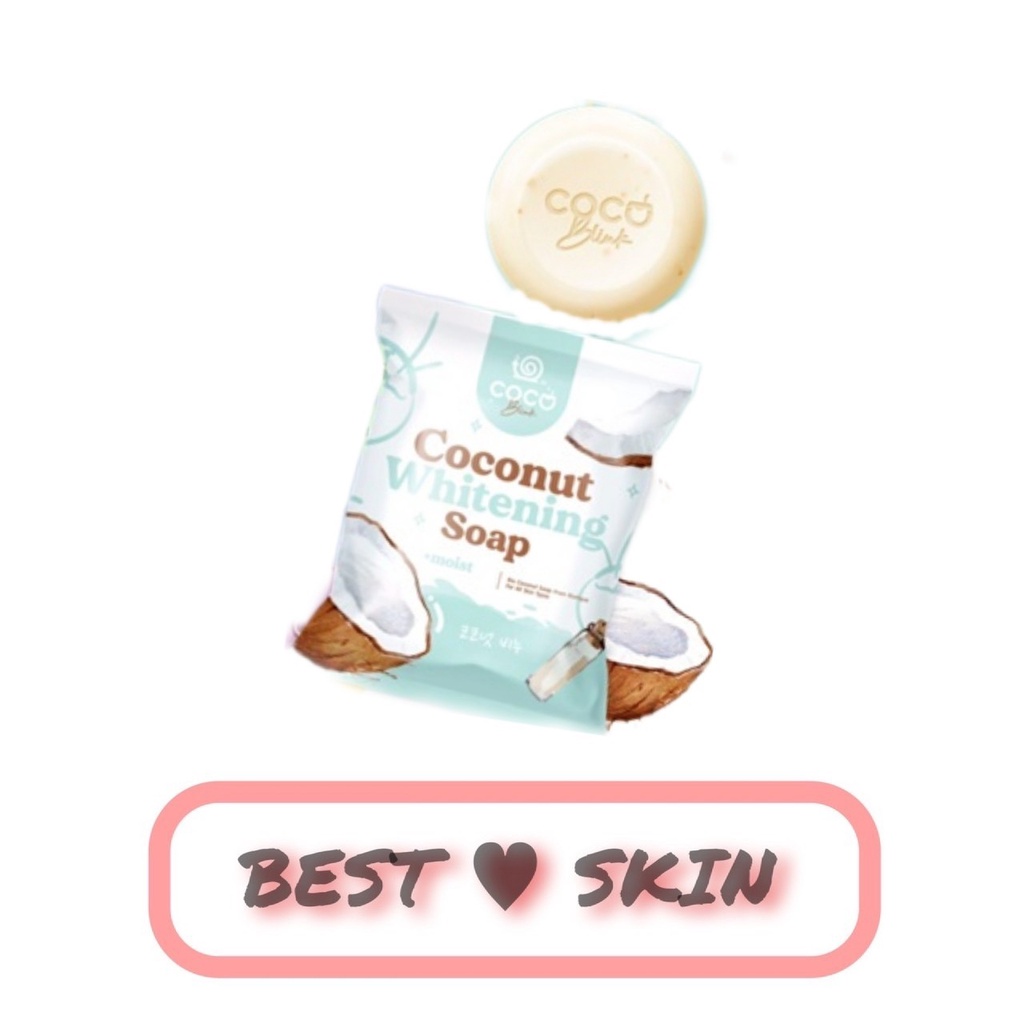 sale !! ไม่มีซองถุง สบู่มะพร้าว โคโค่บลิ้ง Cocoblink | Shopee Thailand