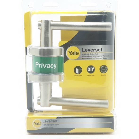 YALE กุญแจมือจับก้านโยกสแตนเลส รุ่นพรีเมี่ยม (สามารถใส่แทนลูกบิดได้ ...