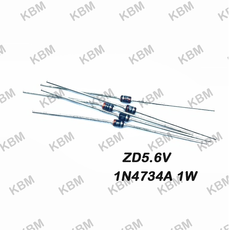 Zener diode (ซีเนอร์ไดโอด) ZD5.6V 1N4734A 1W ZD5.6V 1N5232 ZD5.6V ...