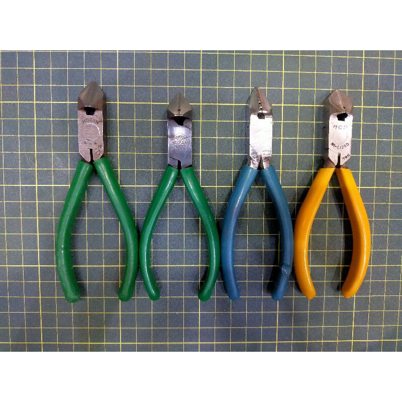 คีมตัดปากเฉียง HOZAN,TOP JAPAN (ตู้เหล็ก) | Shopee Thailand