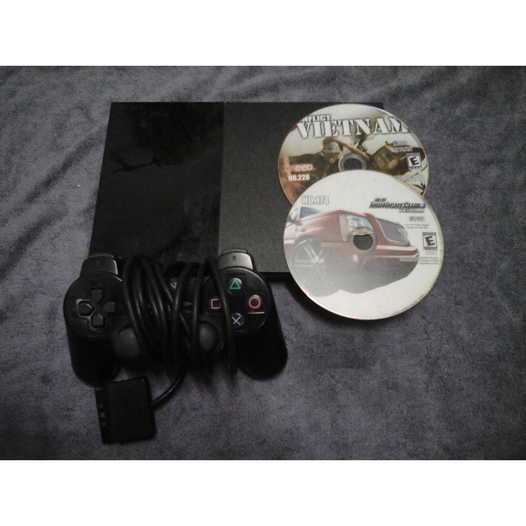 ps2 slim 90006 ใช้ได้ปกติ อ่านแผ่นได้ | Shopee Thailand