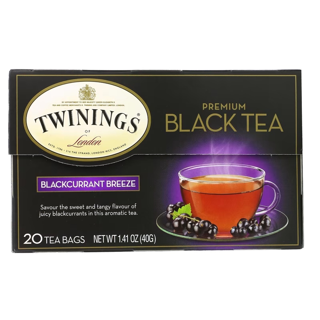 Twinings Premium Black Tea Blackcurrant Breeze ชาดำพรีเมี่ยม รสแบล็กเคอร์แรนท์บรีซ | Shopee Thailand