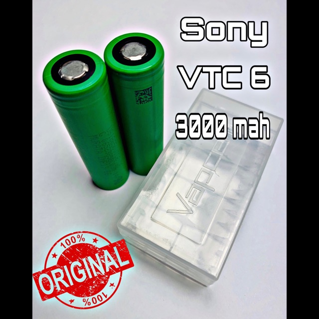 (แท้ 100%) ถ่านชาร์จ Sony Vtc 6 18650 | Shopee Thailand
