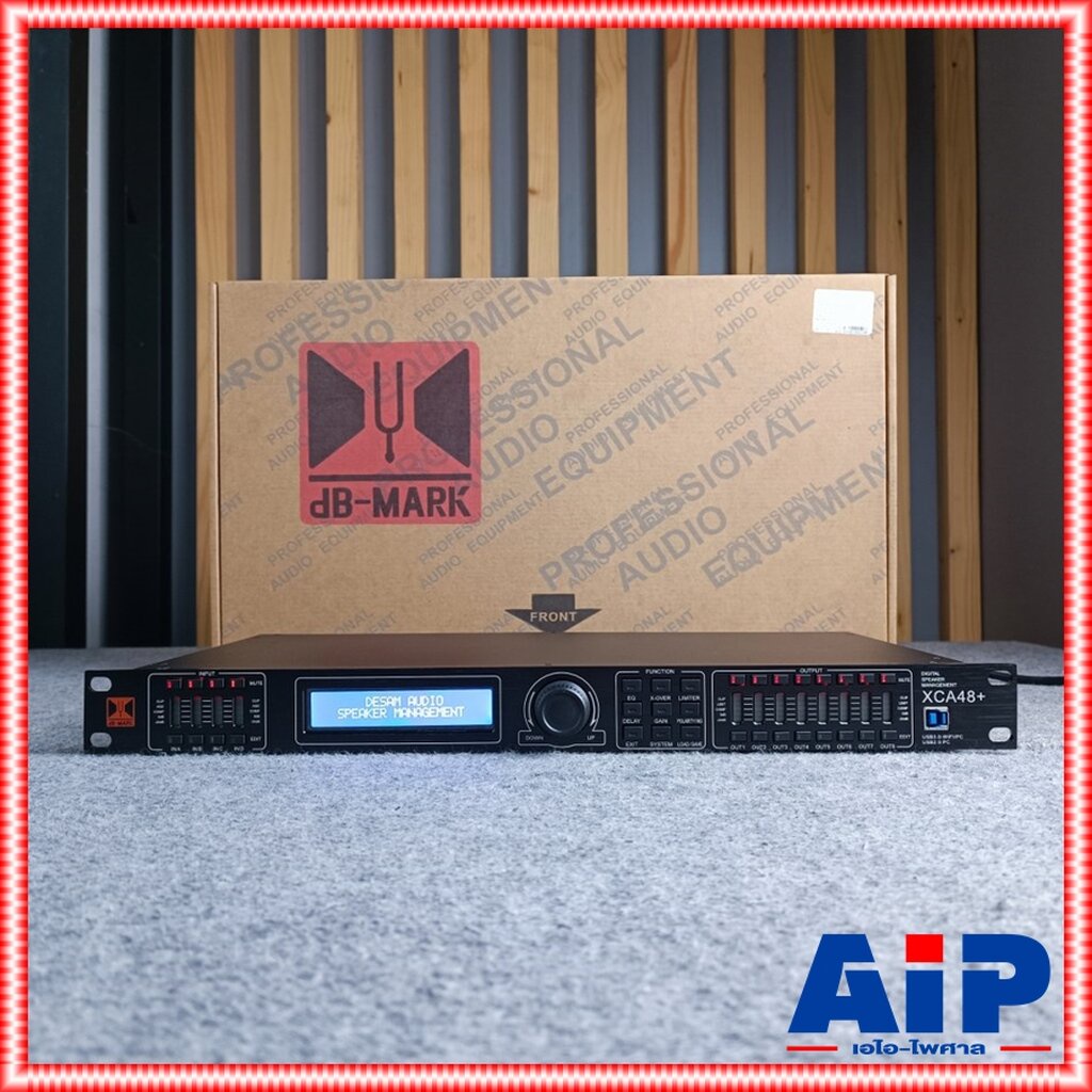DB MARK XCA48+ Digital Speaker Controller ไดร์เวอร์แร็ค ครอสดิจิตอล เข้า 4 ออก 8 ฟังชั่นที่ ...