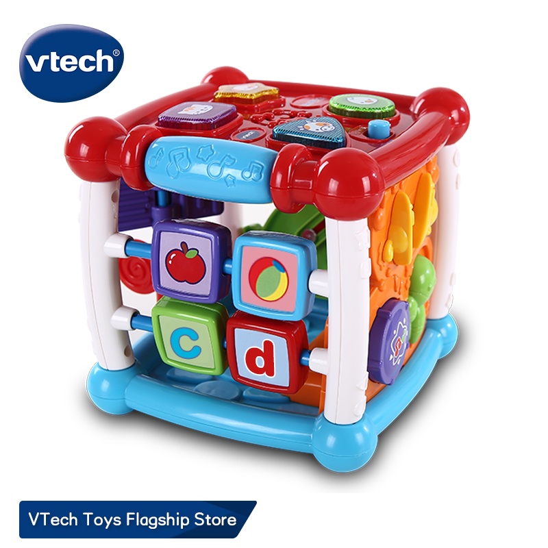 VTech Red Color Baby Activity Cube 9 in 1 Early Learning Turn & Learn ...