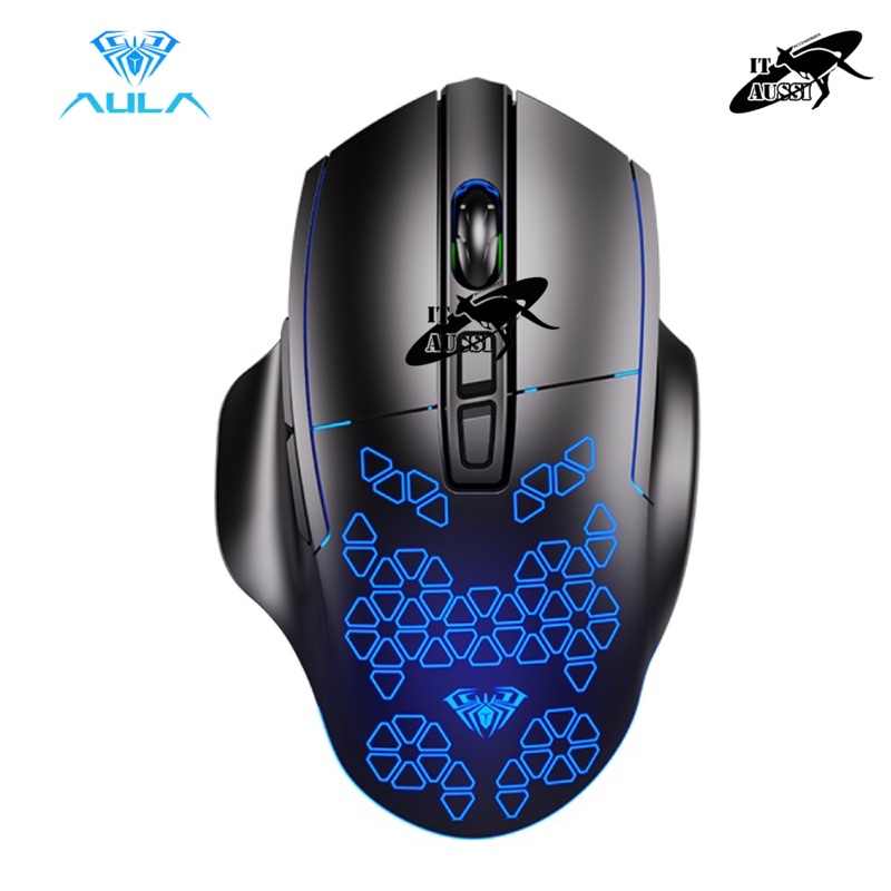 AULA WIND F812 GAMING MOUSE เม้าส์เกมมิ่งแบบมีสาย ปรับความเร็วได้มากถึง ...