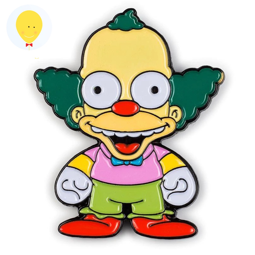 gachabox แบบสุ่ม Kidrobot THE SIMPSONS Enamel Pin - badge ของแท้ พร้อม ...