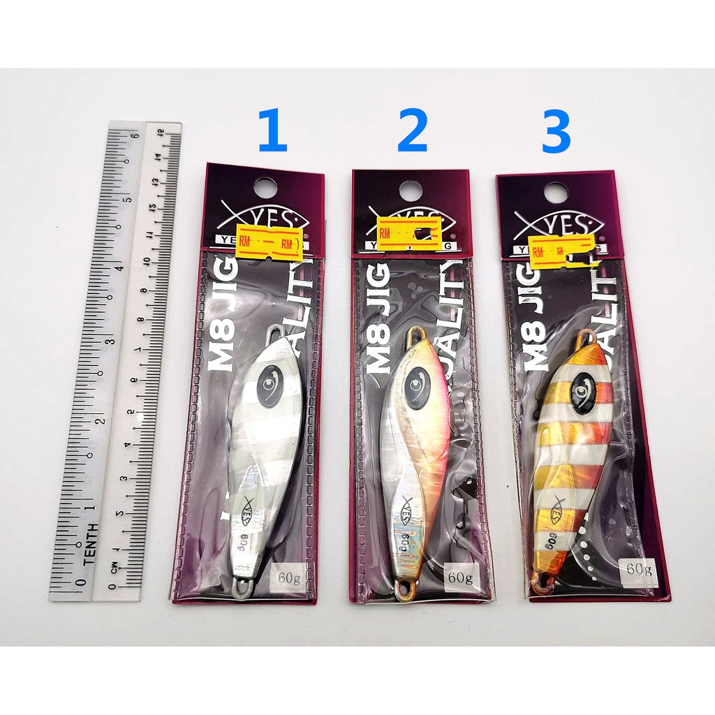 Yes M8 METAL JIG 60G | Shopee Thailand