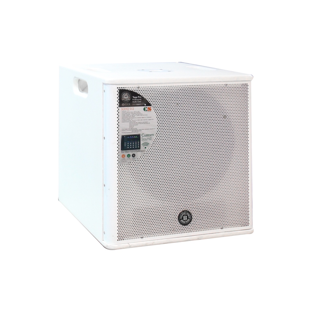 TOPP PRO SOHO S12 สีขาว ตู้ลำโพง Sub 12" Active 350W | Shopee Thailand