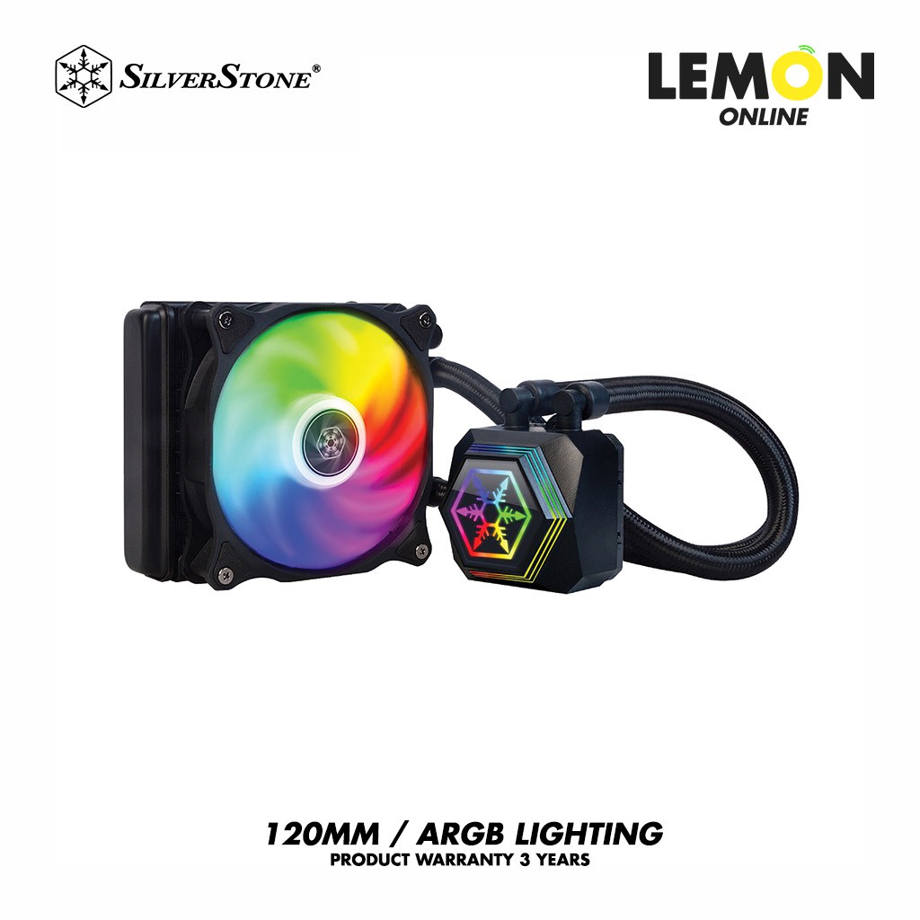 SILVERSTONE PERMAFROST PF120-ARGB AIO LIQUID COOLER - 3Y | Shopee Thailand
