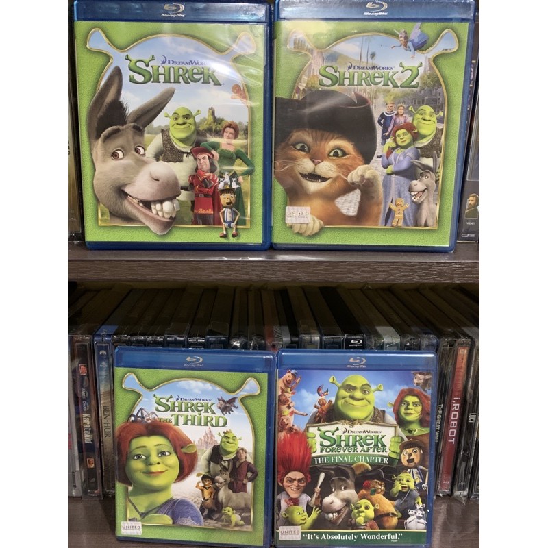 Shrek Collection : ครบ 4 ภาค มีเสียงไทย ซัพไทย บลูเรย์แผ่นแท้น่าสะสม ...