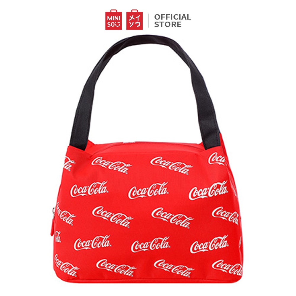 MINISO x Coca-Cola กระเป๋าเบนโตะ กระเป๋าใส่กล่องข้าว กระเป๋าทรงเหลี่ยม ...