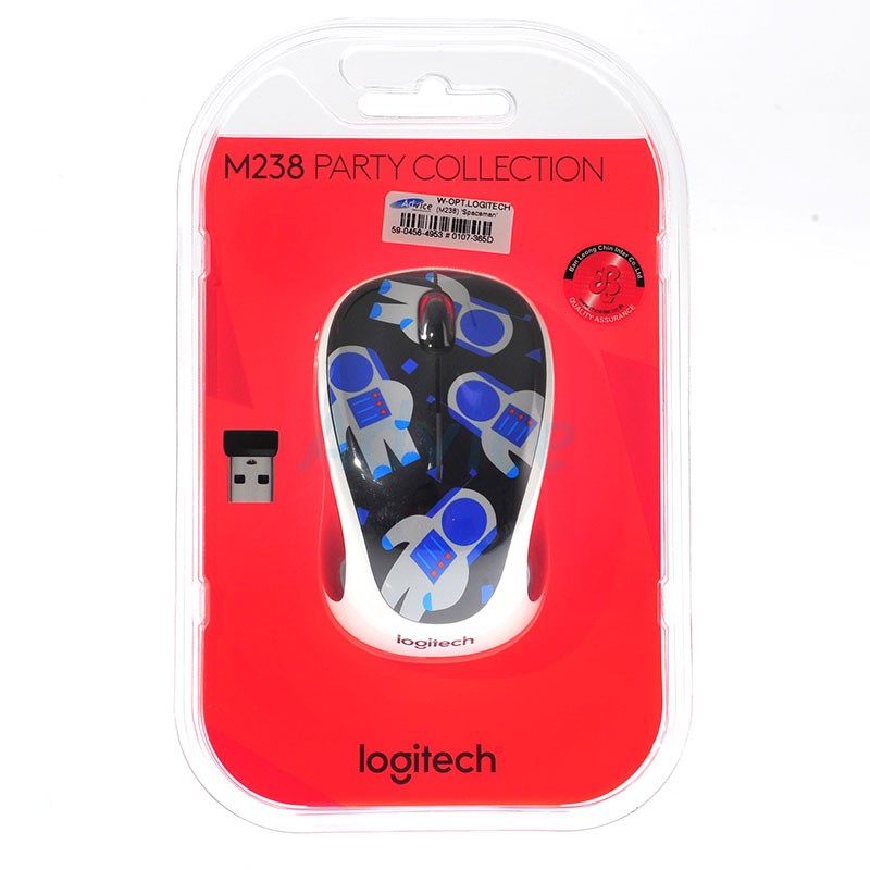 Wireless Optical Mouse LOGITECH (M238) Spaceman | Shopee Thailand
