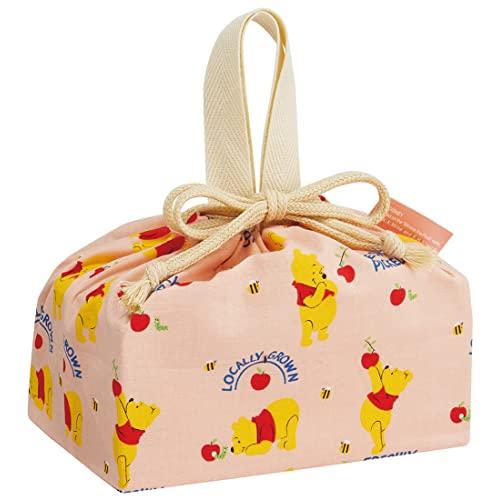 Skater KB7-A Children s lunch box Drawstring bag with gusset Disney Pooh LOVEGROW Made in Japan ...