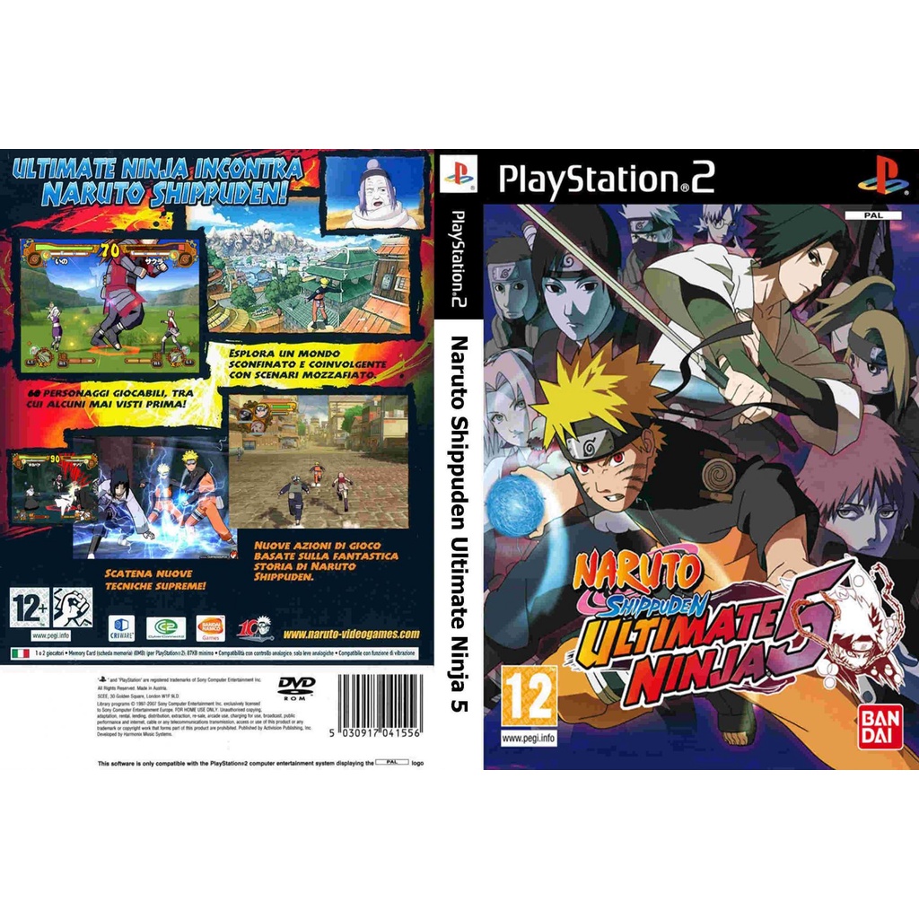 แผ่นเกมส์ PS2 Naruto Shippuden Ultimate Ninja 5 คุณภาพ ส่งไว (DVD) | Shopee Thailand