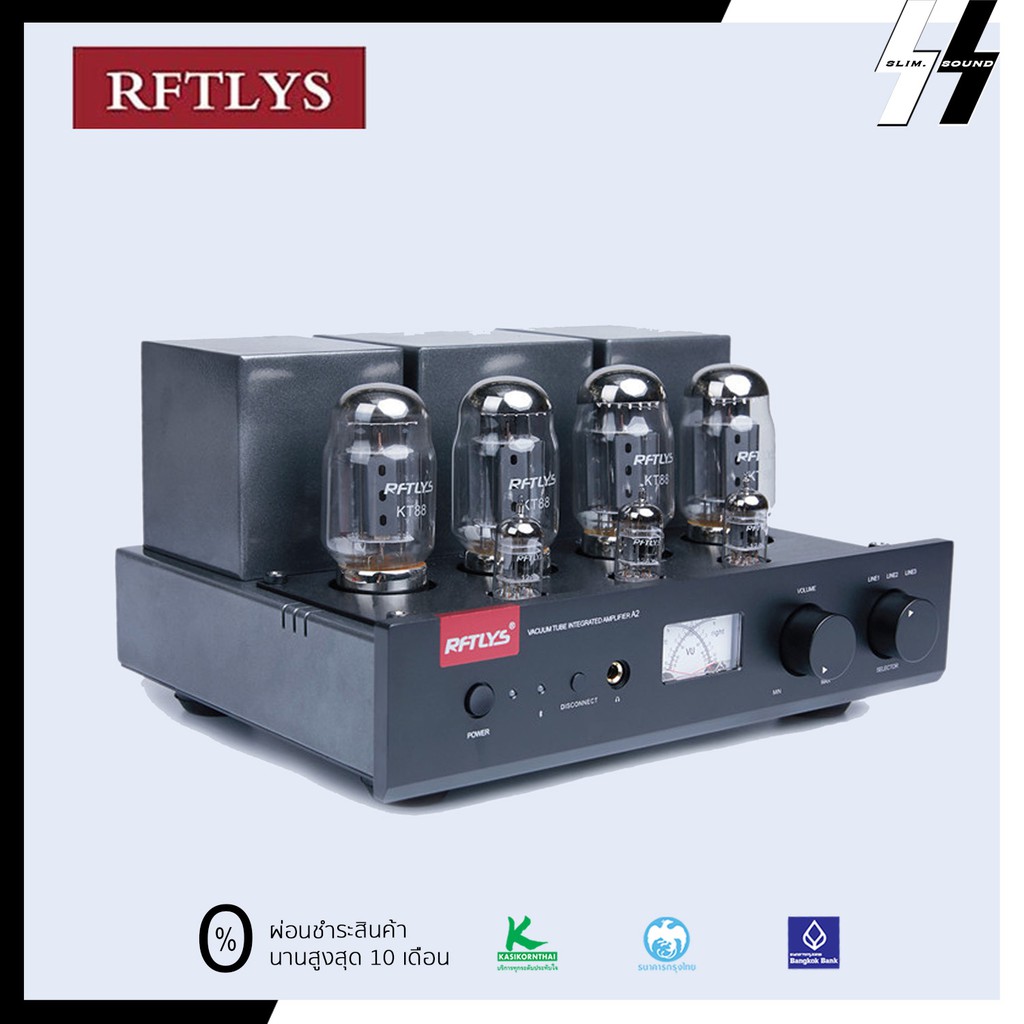 แอมป์หลอด | RFTLYS - A2 (KT88) | Bluetooth - Push-Pull KT88 tube ...
