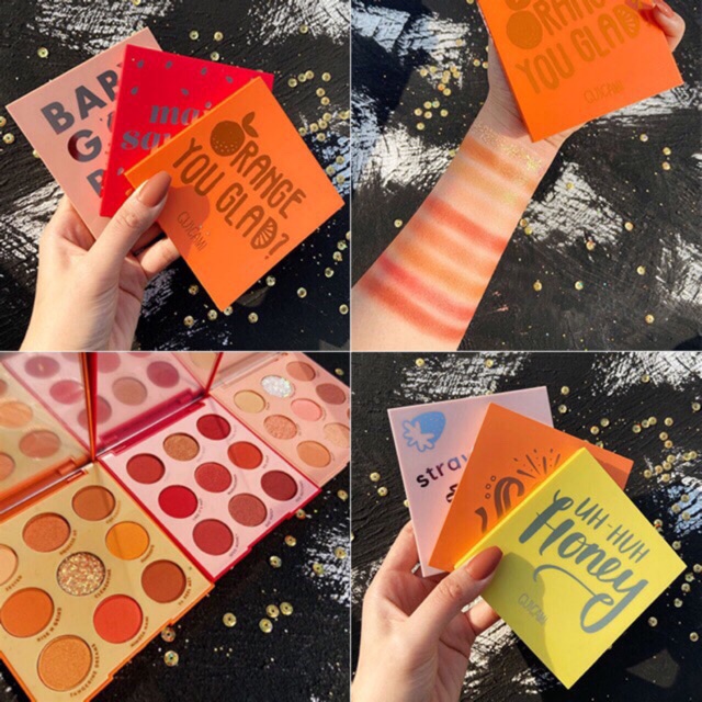 (ใหม่/ของแท้) guicami pressed eyeshadow พาเลทอายแชโดว์ 9 สี สีแน่น โทน ...