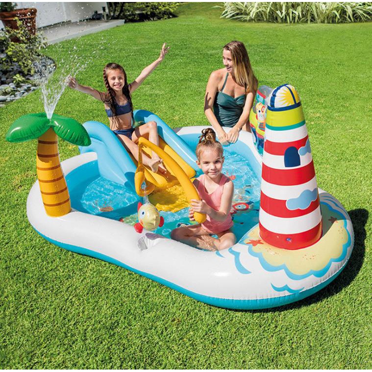 INTEX57162 family outdoor inflatable swimming pool children s paddling ...