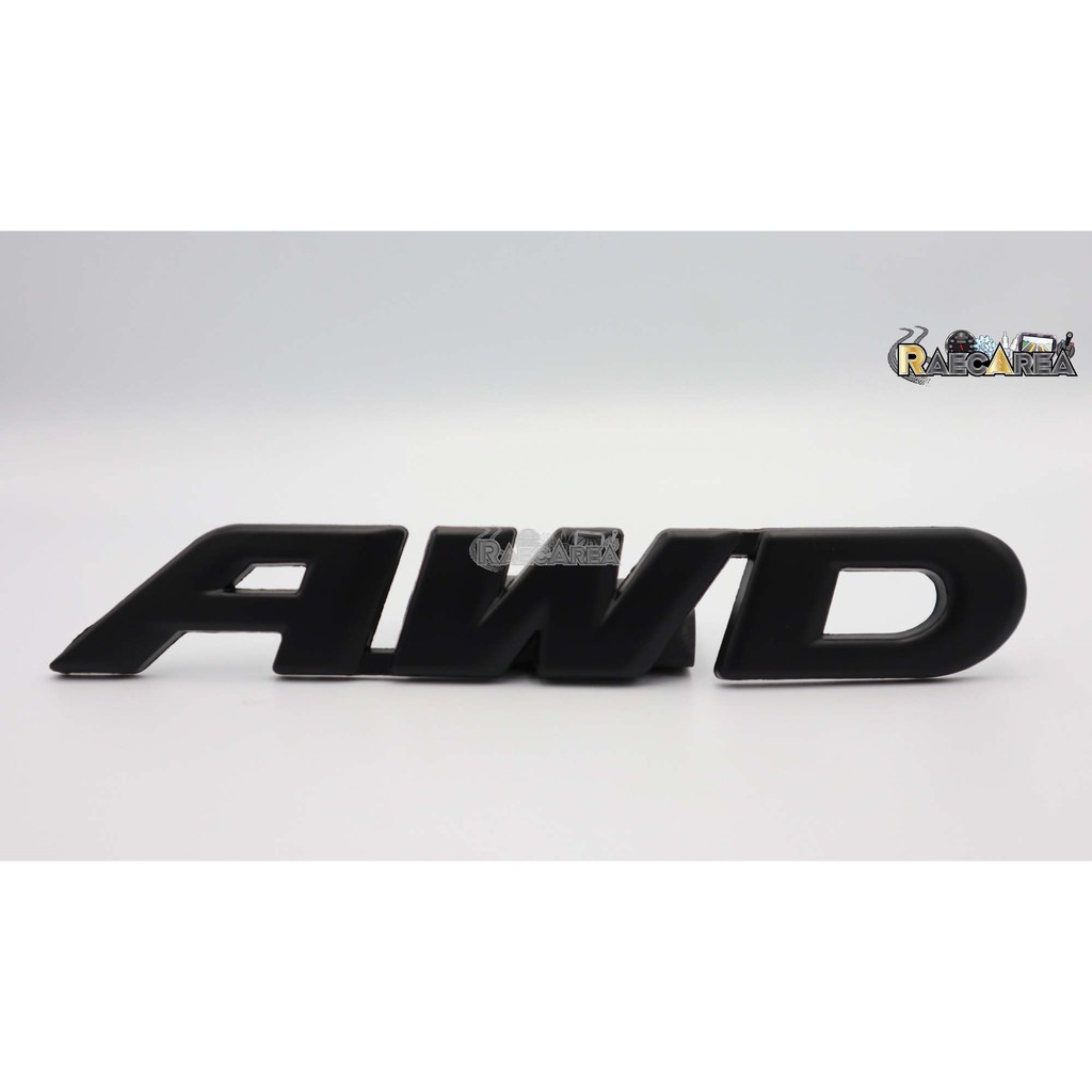 AWD สติ๊กเกอร์โลหะติดรถยนต์ Sticker โลโก้ตัวอัษร AWD โลโก้ติดรถ สติกเก ...