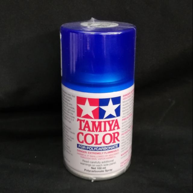 🎨TAMIYA 86038 PS-38 TRANSLUCENT BLUE สีสเปรย์ สีน้ำเงินโปร่งแสง ใช้พ่น ...