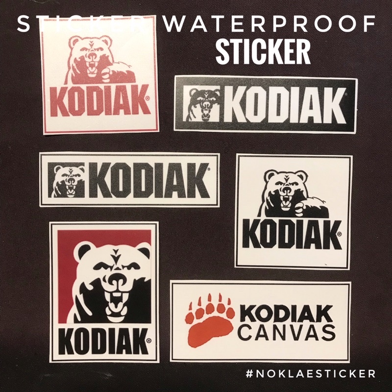 Sticker KODIAK camping สติกเกอร์เคลือบด้านกันน้ำคุณภาพดีส่งเร็วทันใจ | Shopee Thailand