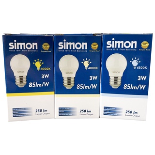 SIMON หลอด LED BULB 3W 5W 7W 9W 11W 13W 15W 20W ขั้ว E27 แสงขาว แสงวอร ...