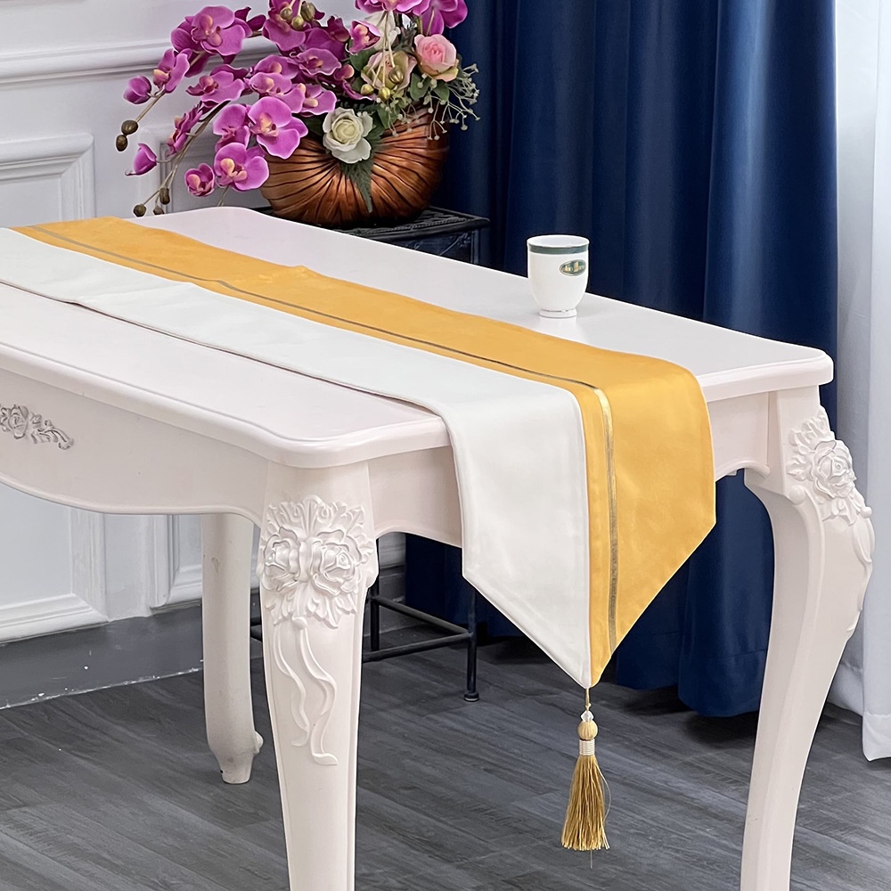 32*210cm Table Runner Simple Luxury Nordic Style Straight Line Two ...
