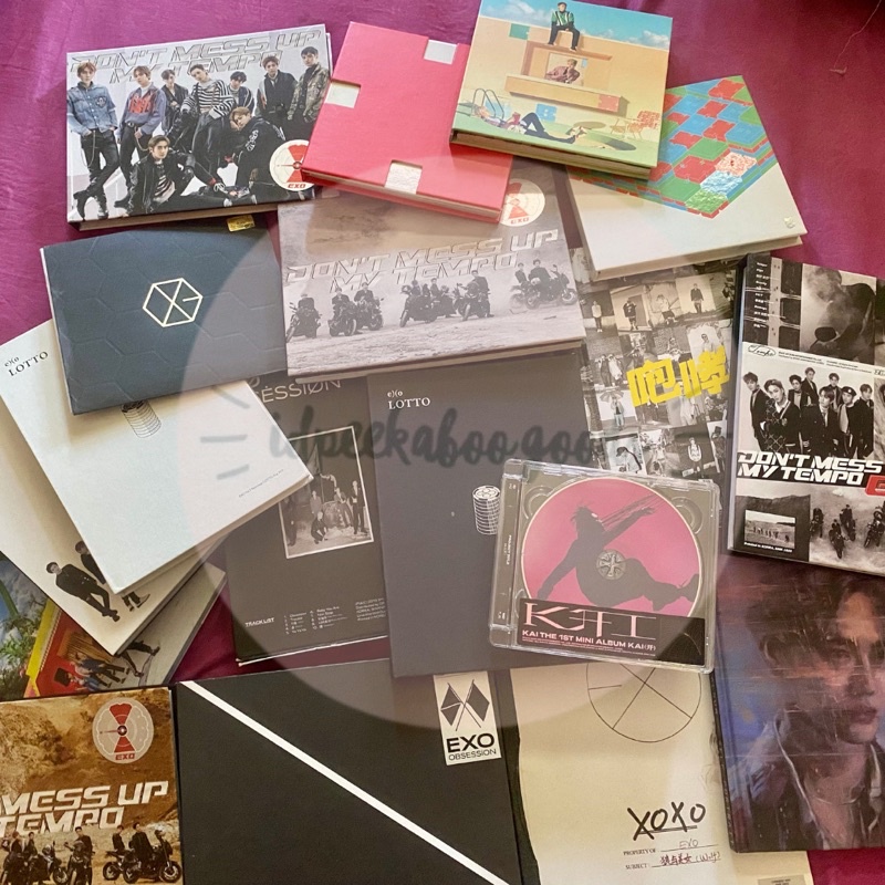 อัลบั้มเท่านั้น EXO GROWL, THE WAR, DUMT, LOTTO, XOXO, LOVE SHOT, KOBOL, OBSESSION, EXO CBX ...