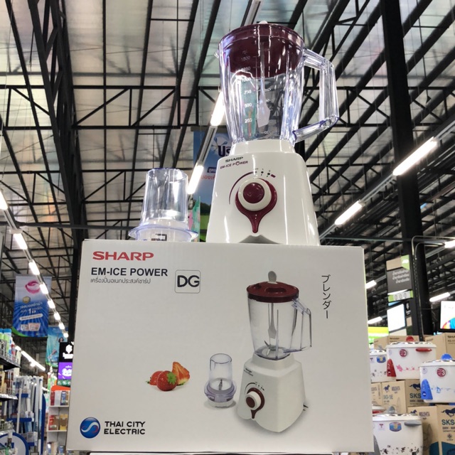 เครื่องปั่นอเนกประสงค์ชาร์ป Sharp EM-ICE Power | Shopee Thailand
