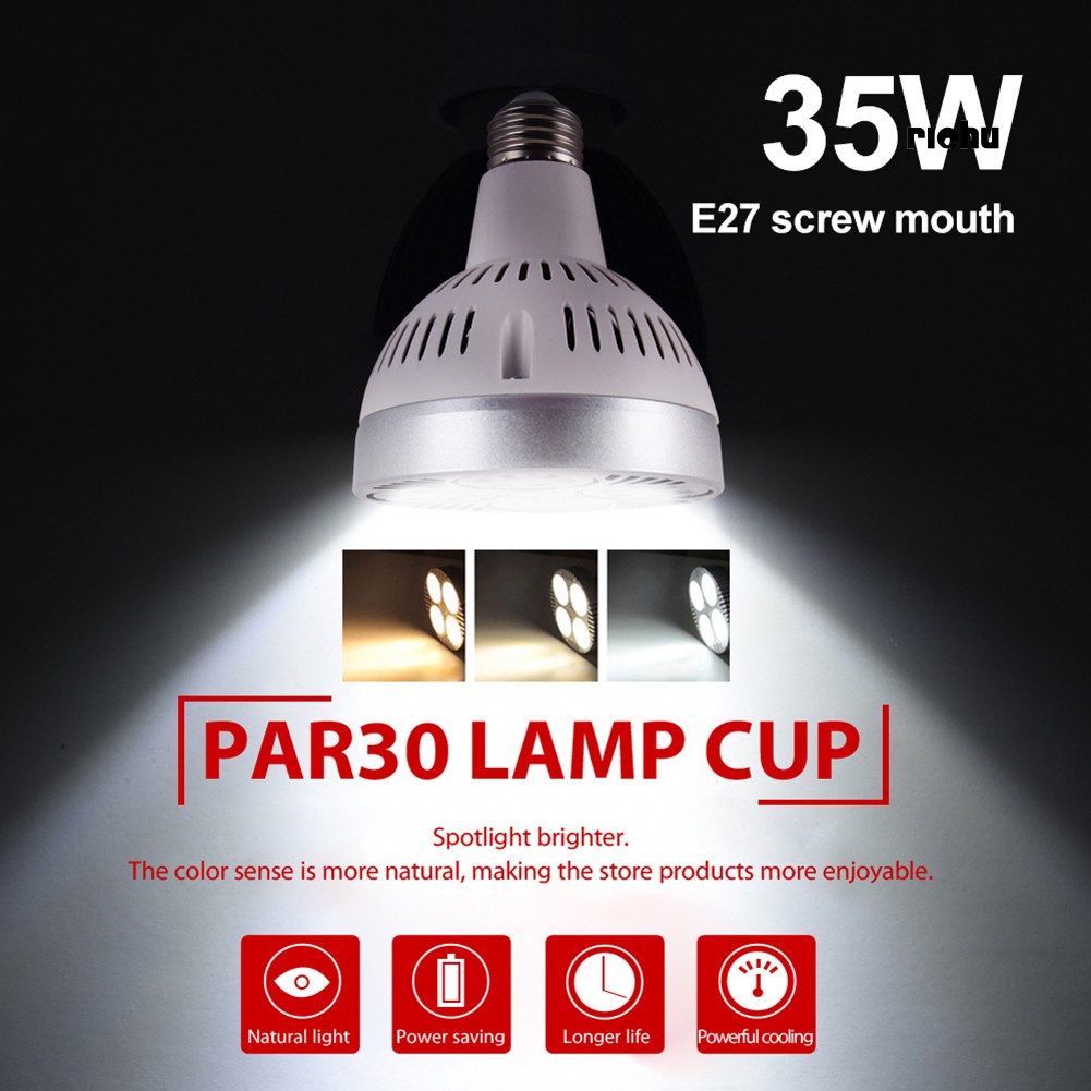 เบา E27 35w P30 Par30 Led Bulb Light Super Bright Spotlight Lamp For