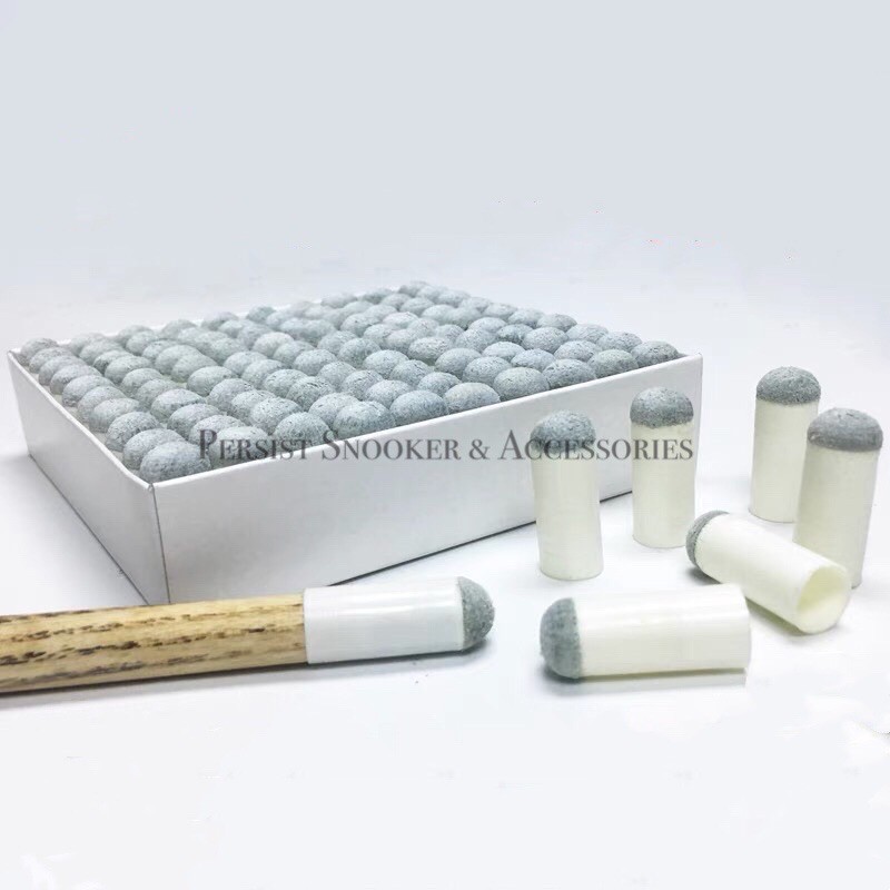 Push On Tip สําหรับ Pool & Snooker Cue 9mm, 10mm, 11mm, 12mm & 13mm ...